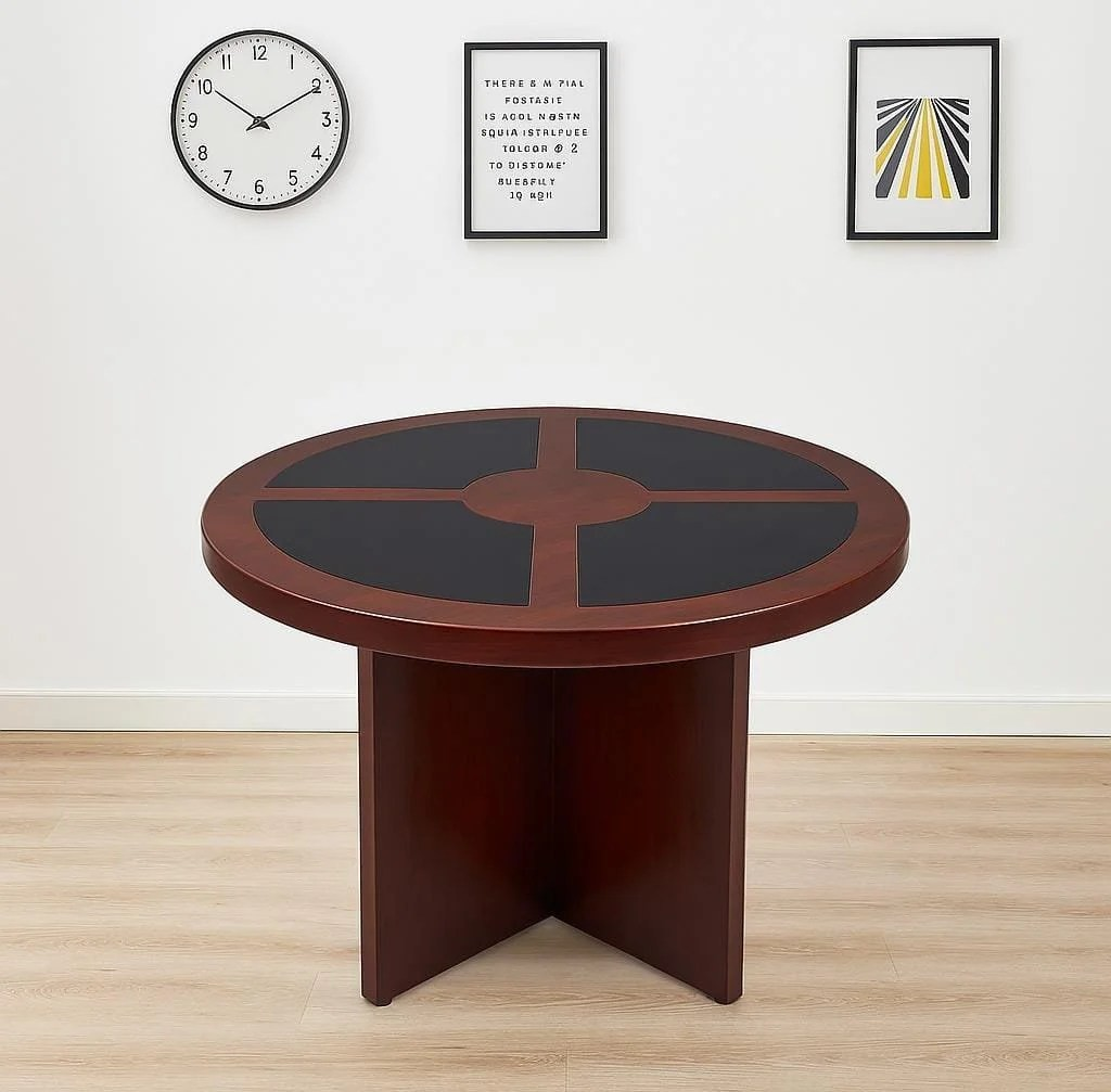 Modern Round Office Table - Meec Home Store -Furniture shop in Kenya
